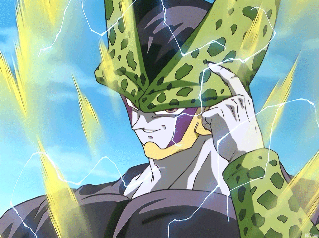 Perfect Cell en mode "Super Saiyan 2" - Dragon Ball GIF