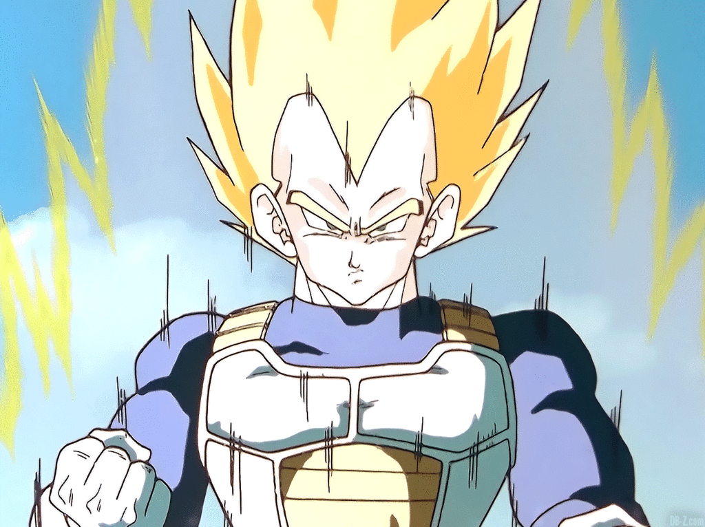 Vegeta Super Saiyan (première apparition) - Dragon Ball GIF