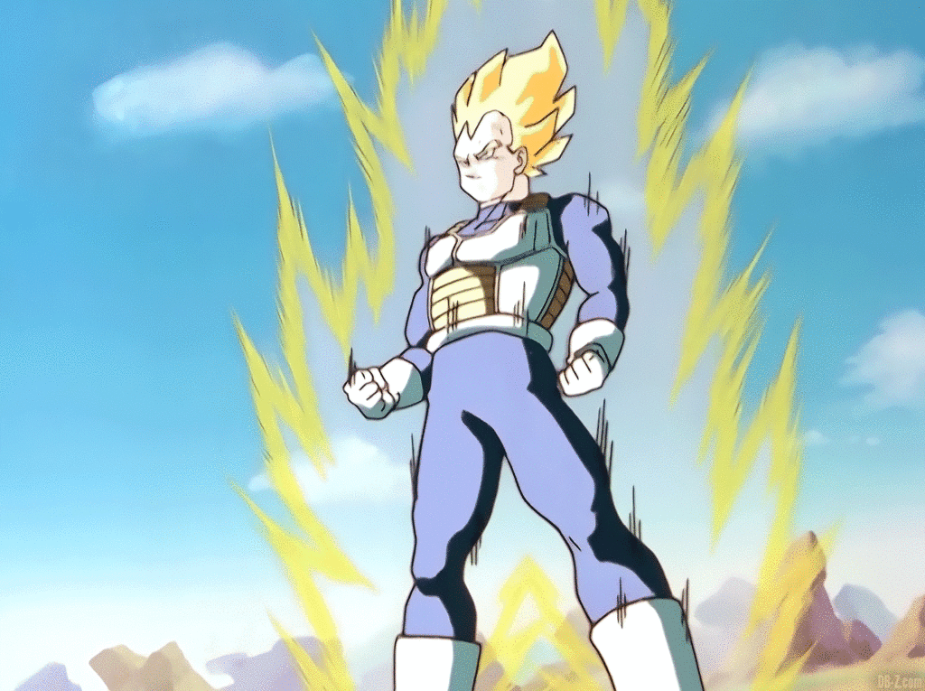 Vegeta Super Saiyan (première apparition #2) - Dragon Ball GIF