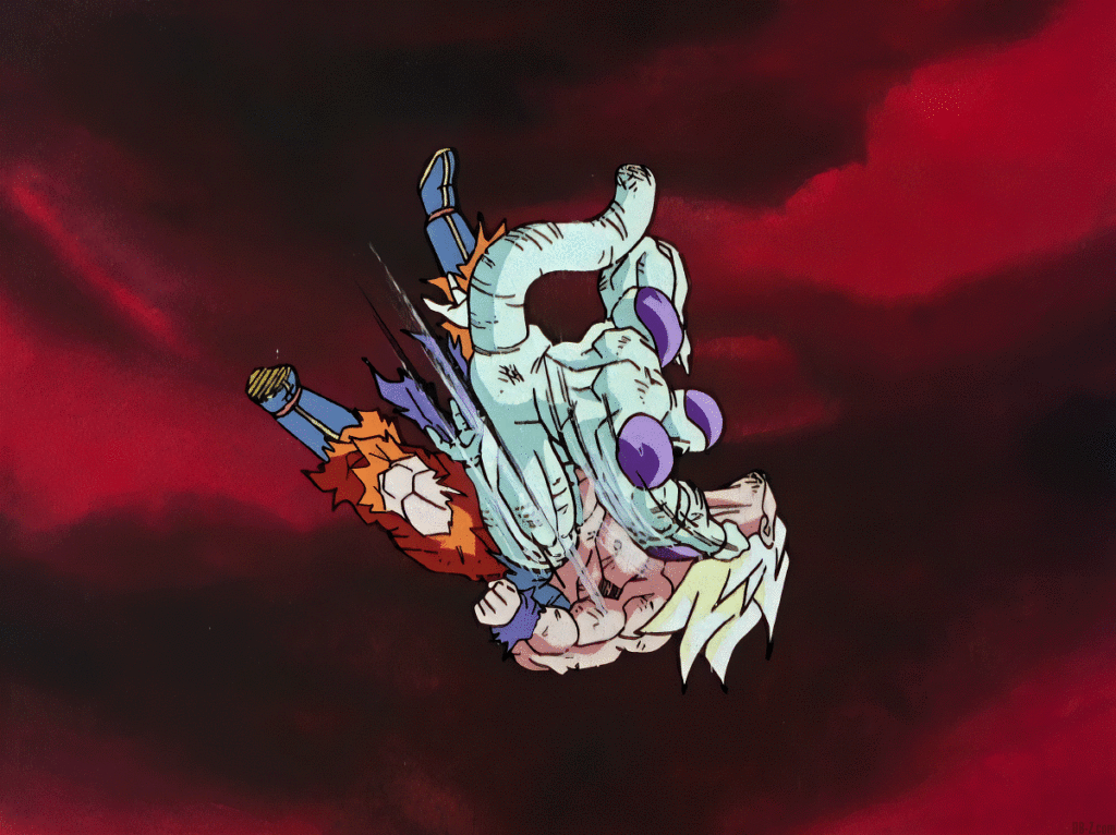 Goku vs Freezer sur Namek - Dragon Ball GIF