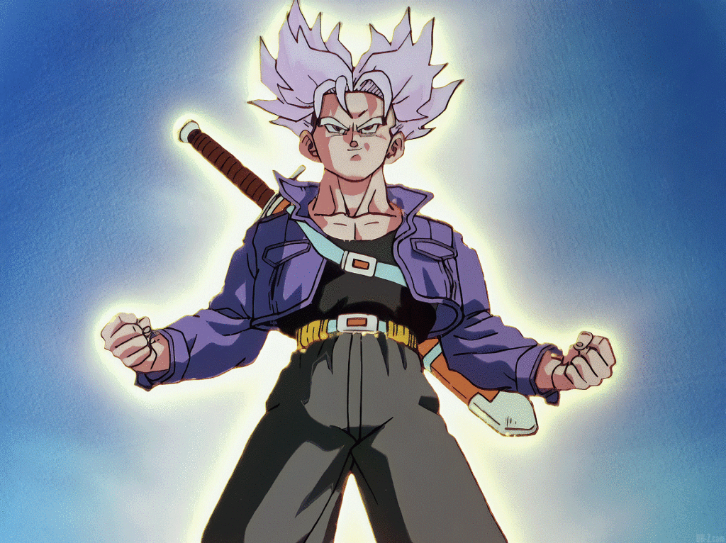 Trunks Super Saiyan Violet - Dragon Ball GIF