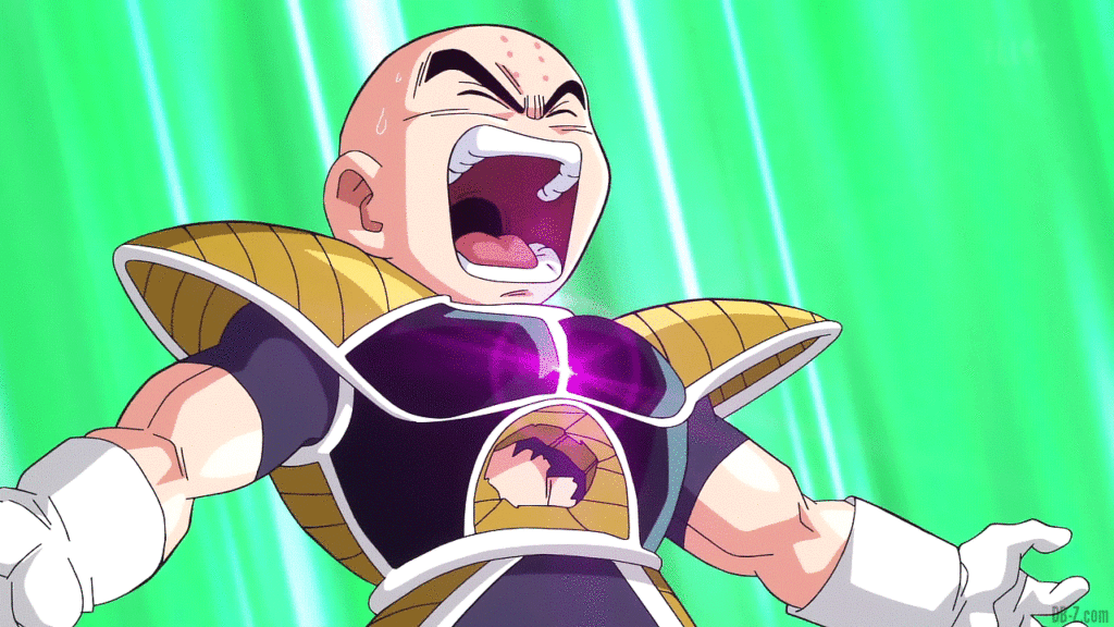 Krilin se fait exploser par Freezer - Dragon Ball GIF