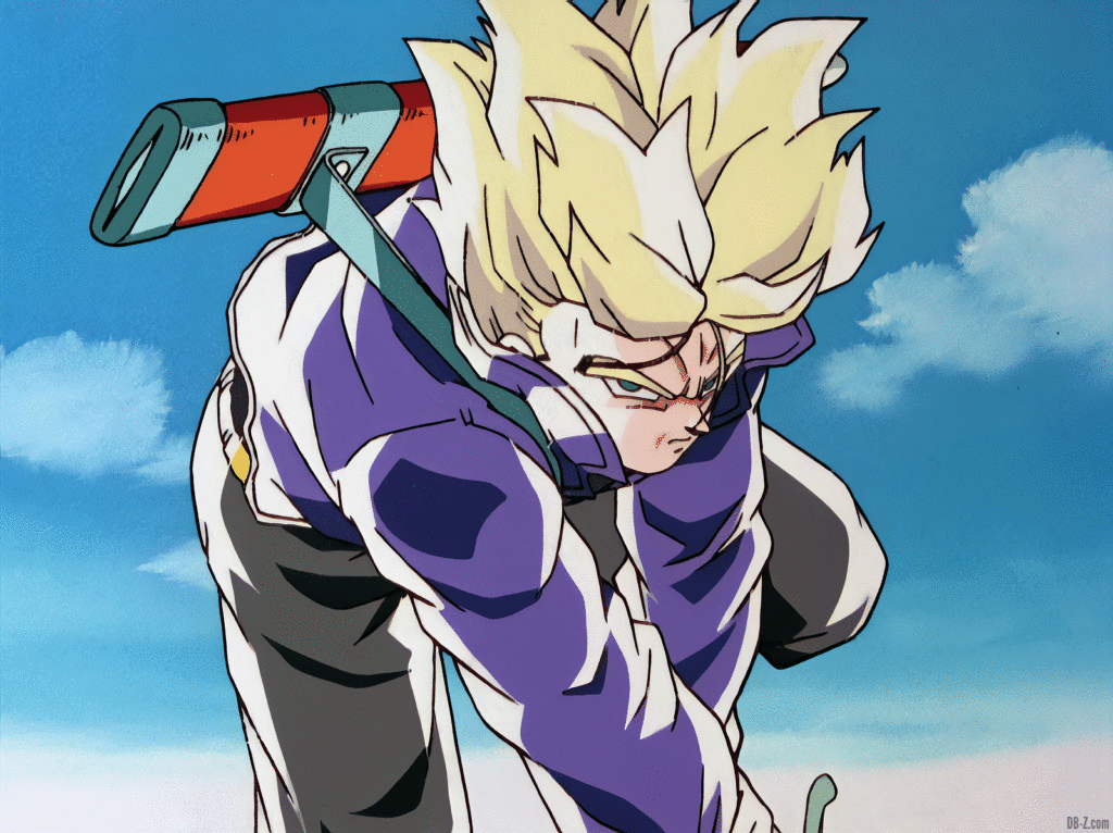 Trunks coupe Freezer - Dragon Ball GIF