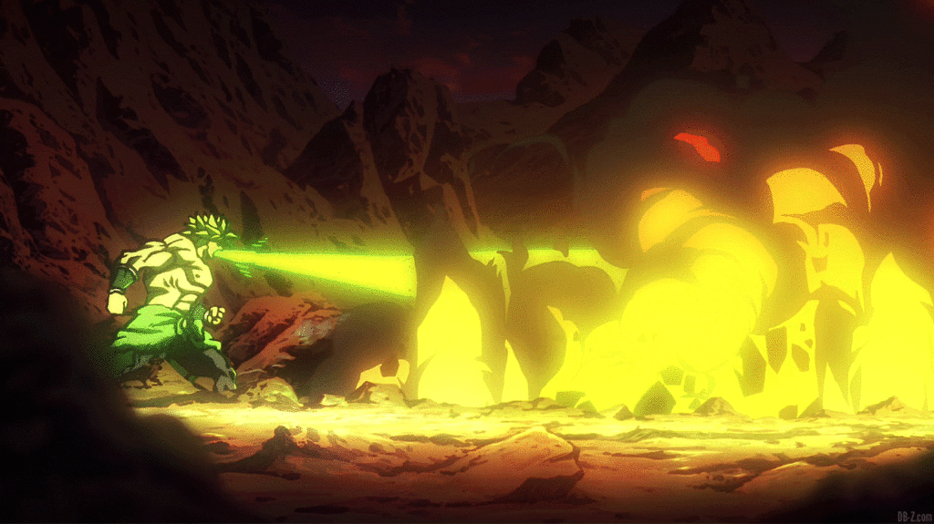 Le Gigantic Roar de Broly Super Saiyan - Dragon Ball GIF