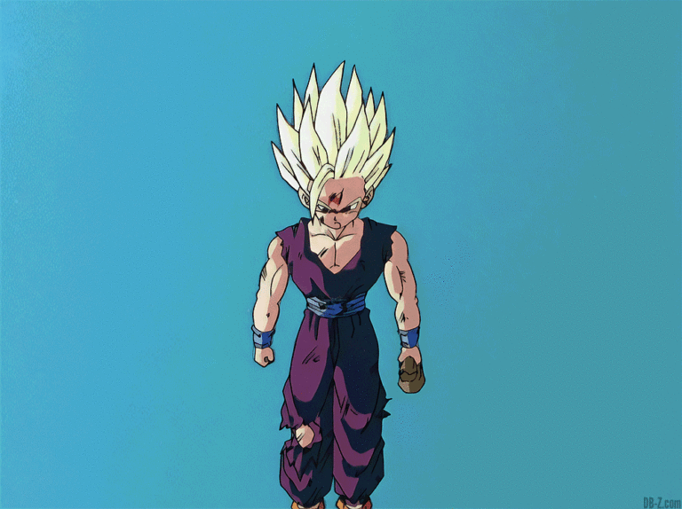 Gohan joue avec 2 Cell Jr - Dragon Ball GIF