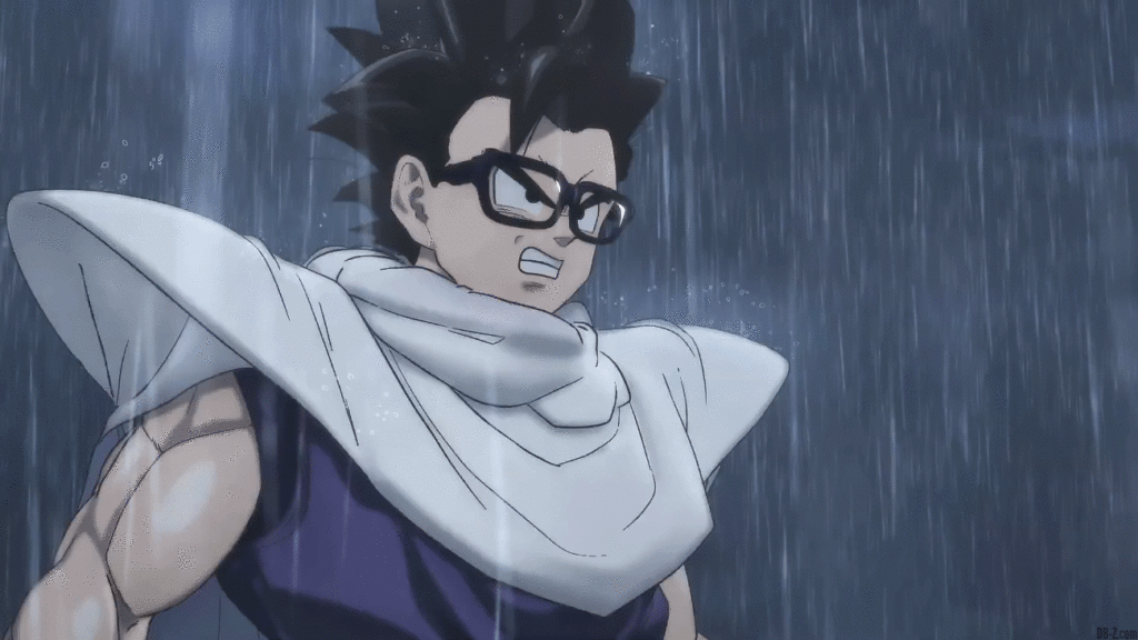Gohan en cape et en lunettes - Dragon Ball GIF