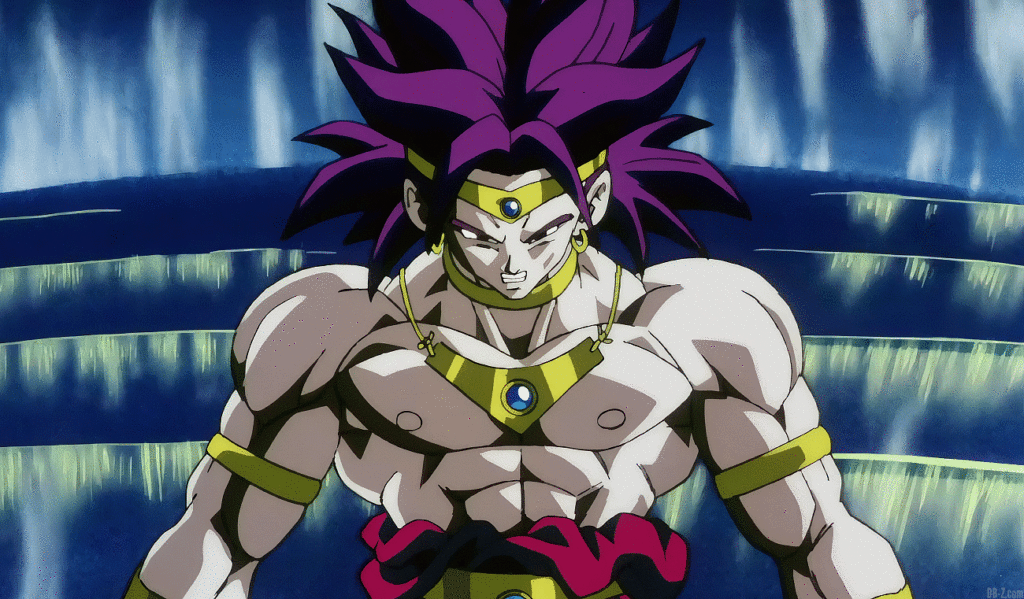 Broly flotte sur l'eau - Dragon Ball GIF