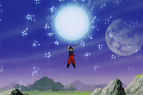 Genkidama de Goku - Dragon Ball GIF