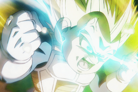 Vegeta Super Saiyan 2 (Mini) power-up - Dragon Ball GIF
